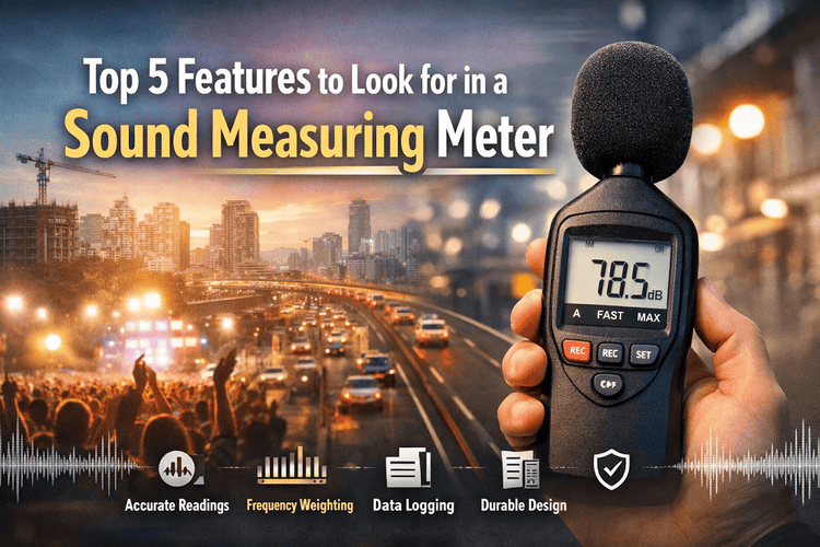 Top 5 Sound Measuring Meter Features for Noise Testing