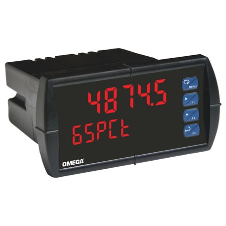 1/8 DIN Dual-Input Process Panel Meter | 6-Digit Display