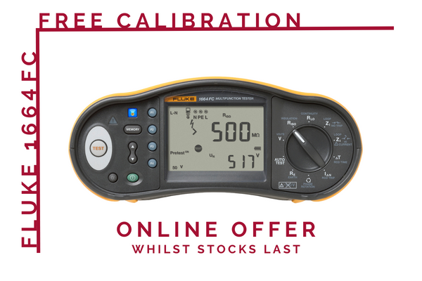 Fluke 1664 FC Multifunction Insulation Tester | Smart Connectivity