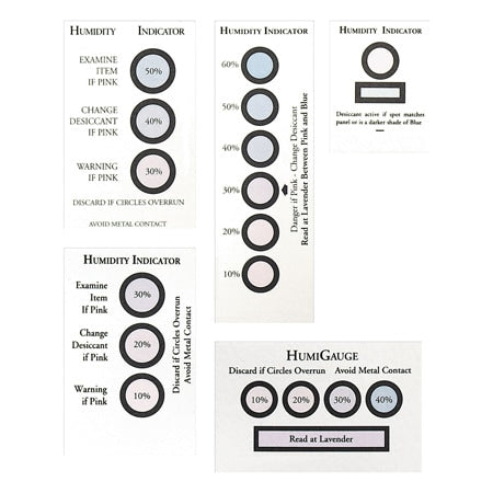 Reversible Humidity Indicating Cards | Moisture Detection Solution