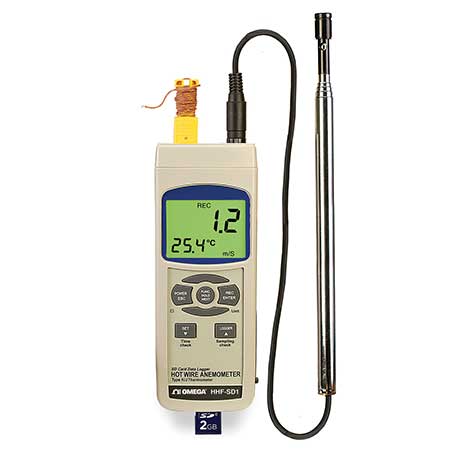 Hot Wire Anemometer w/ Data Logger – HK Calibrations