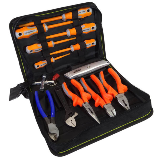 Get 15-Piece Electricians Kit – All Essential Tools